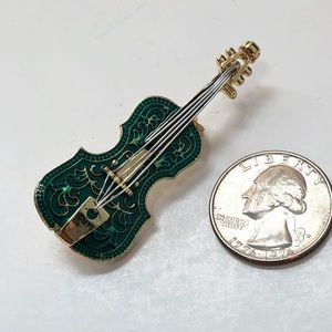 Jewelry | Violin Brooch Pin | Poshmark